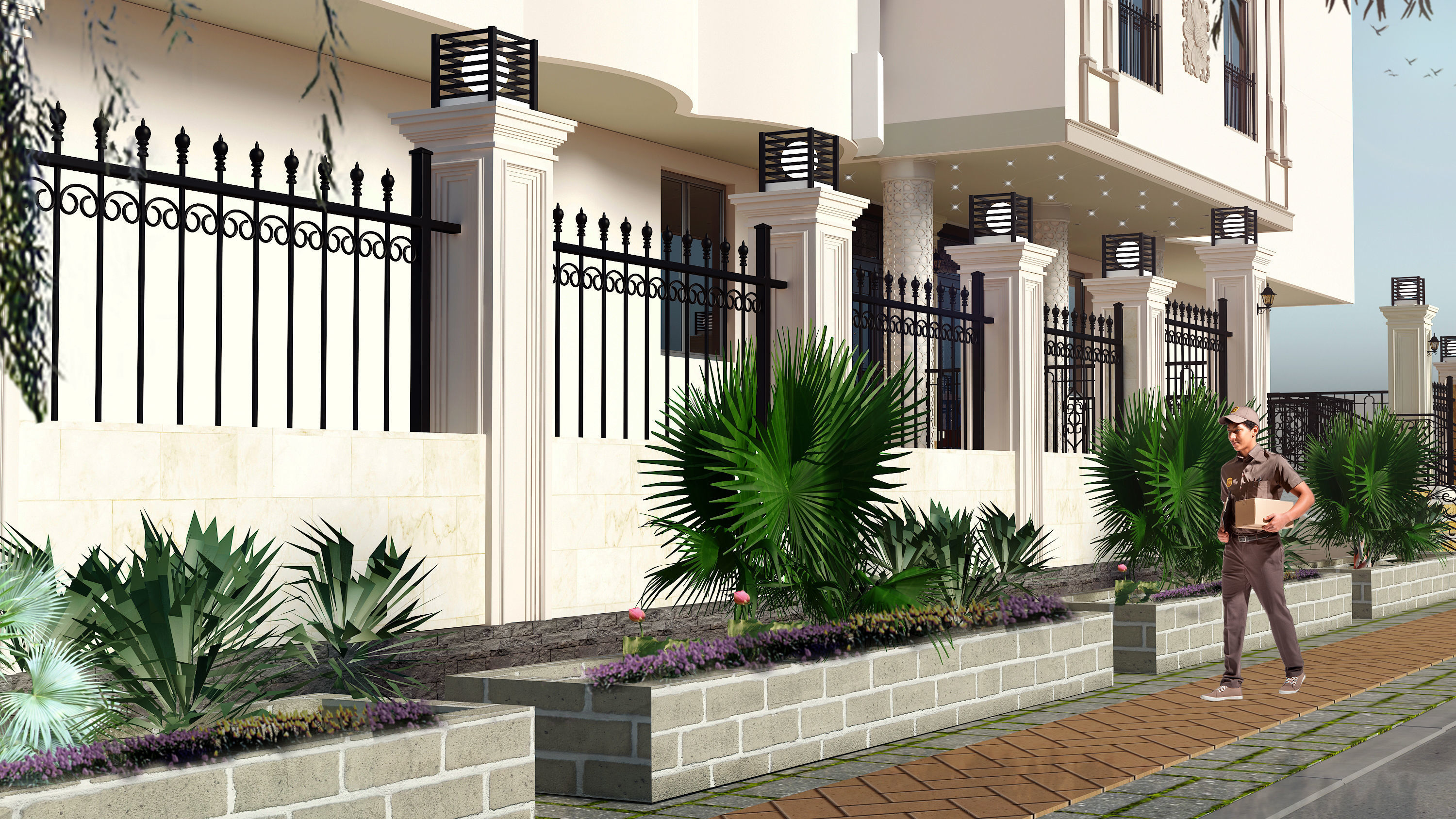 HOTEL GATE 3D model | CGTrader