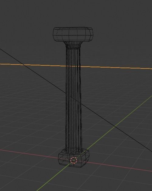 3D model Greek Architecture Pillar VR / AR / low-poly | CGTrader