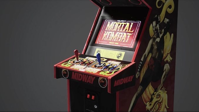 3D model Mortal Kombat Arcade Machine VR / AR / low-poly | CGTrader