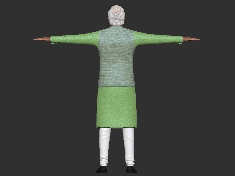 Narendra Modi model for Rigging and Animation 3D model | CGTrader
