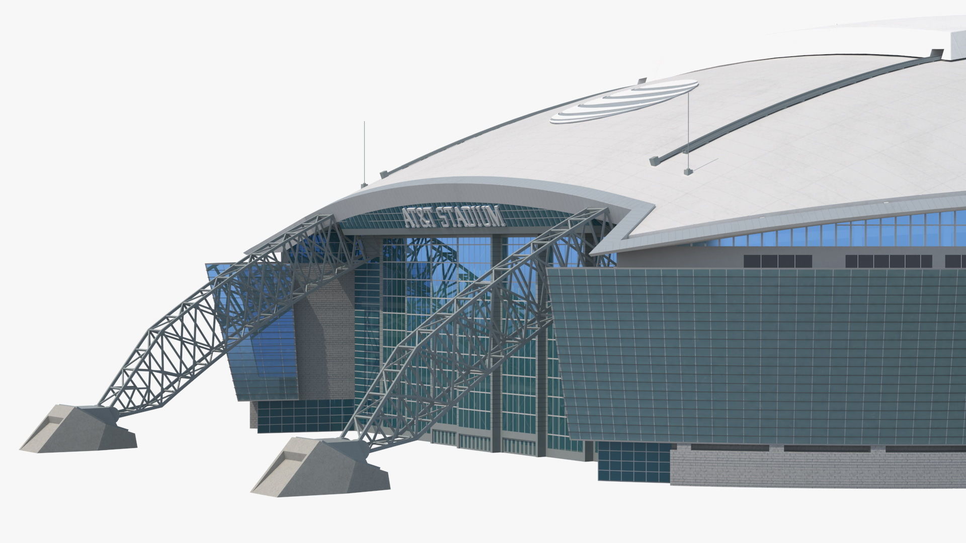 ATT Stadium Building 3D model | CGTrader