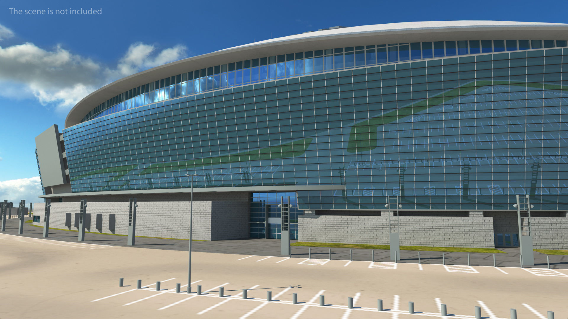 ATT Stadium Building 3D model | CGTrader