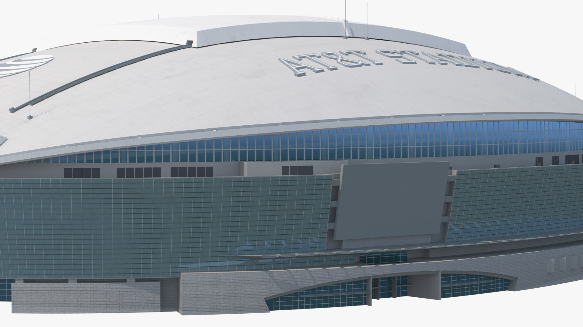 ATT Stadium Building 3D model | CGTrader