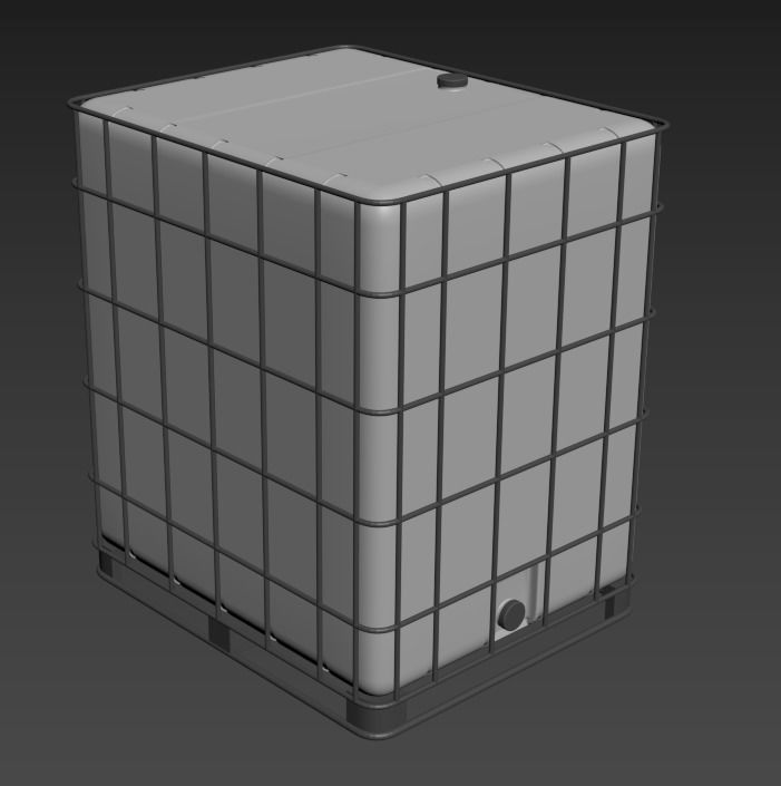 Water Tank water 3D model | CGTrader
