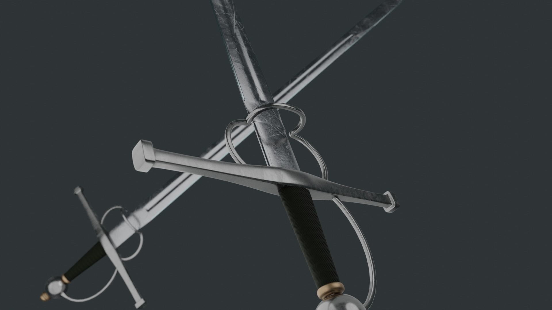 3D model Bolognese Early Sidesword VR / AR / low-poly | CGTrader