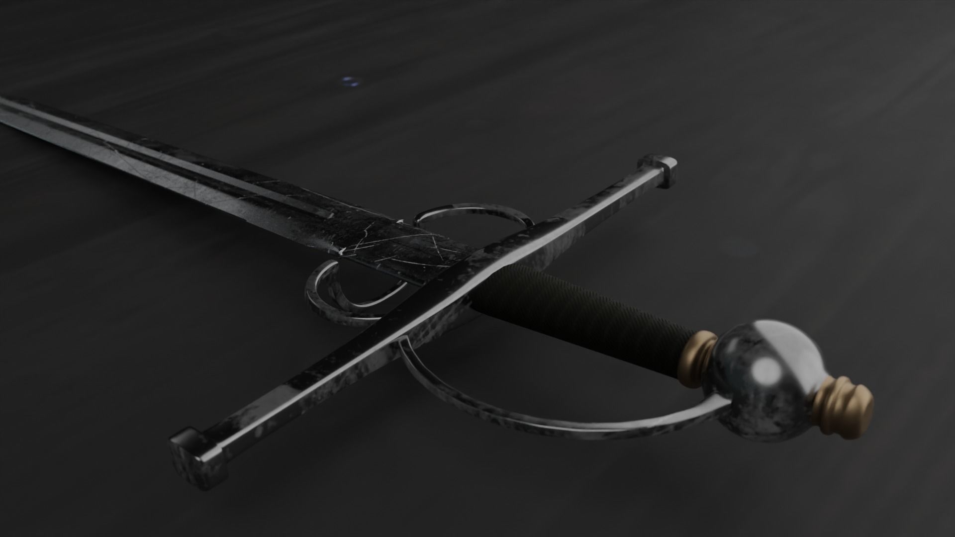 3D model Bolognese Early Sidesword VR / AR / low-poly | CGTrader