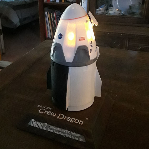 Crew Dragon Endeavor 3D model 3D printable | CGTrader