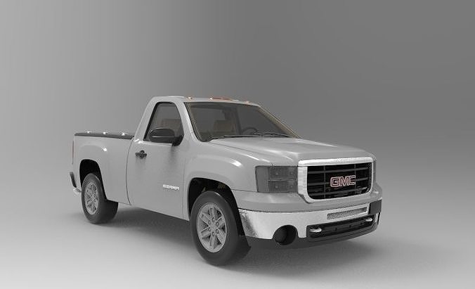 3D model gmc 2012 sierra VR / AR / low-poly | CGTrader