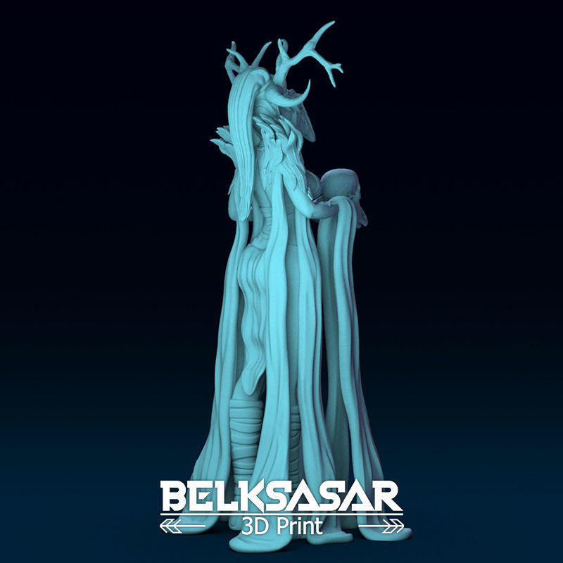 Female Wendigo 3D model 3D printable | CGTrader