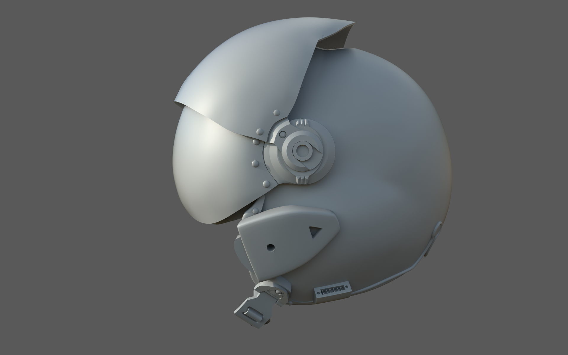 MSA Gallet LA100 Jet Pilot Flight Helmet 3D model | CGTrader