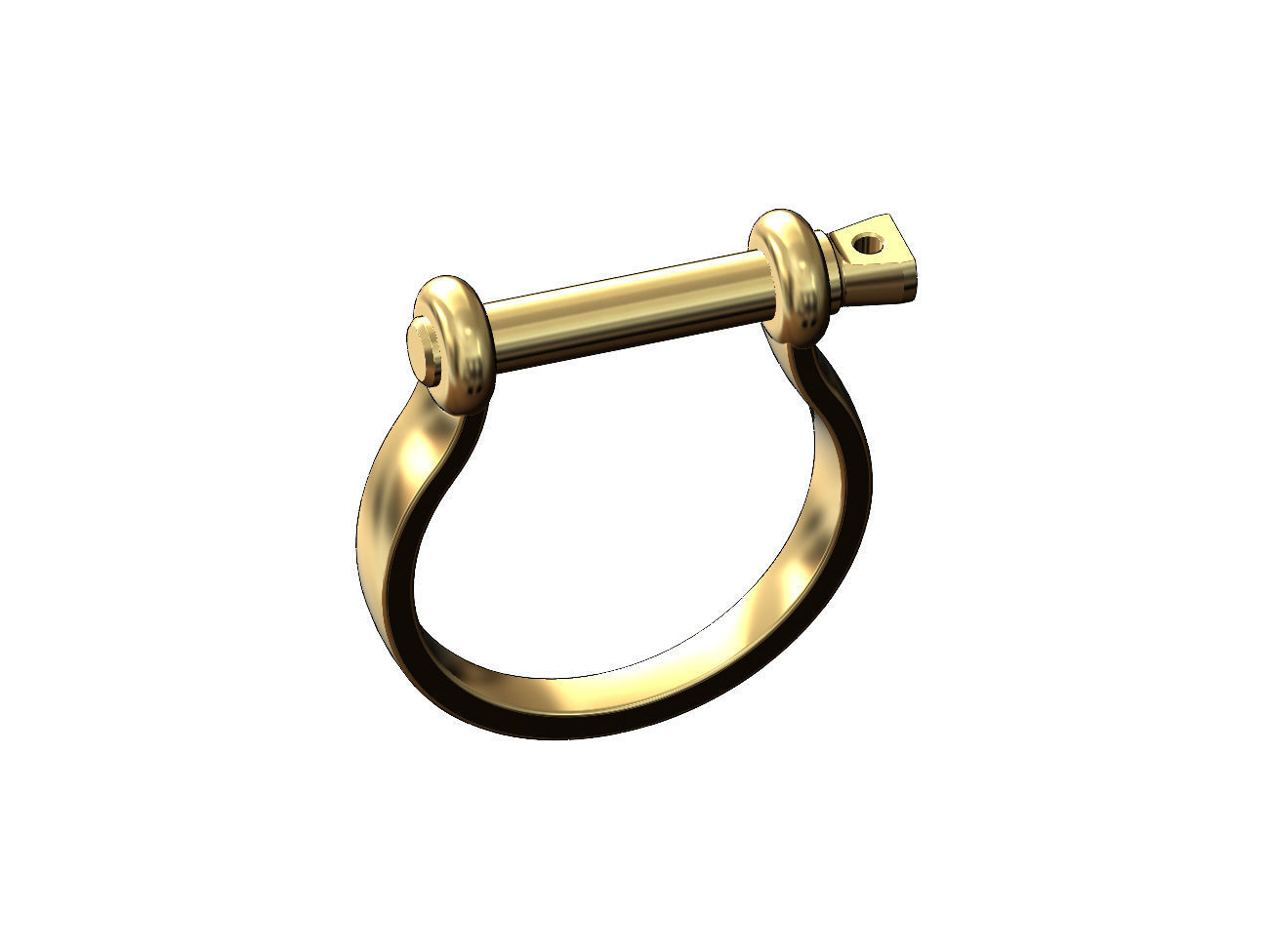 Sailing buckle shaped ring US size 5to8 3D model 3D printable | CGTrader