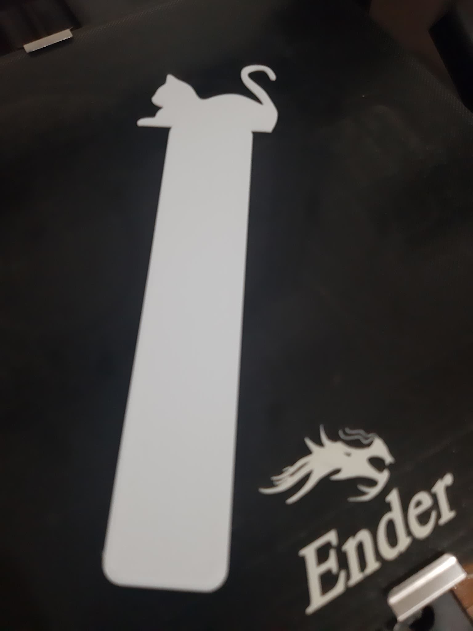 Cat Bookmark 3D model 3D printable | CGTrader