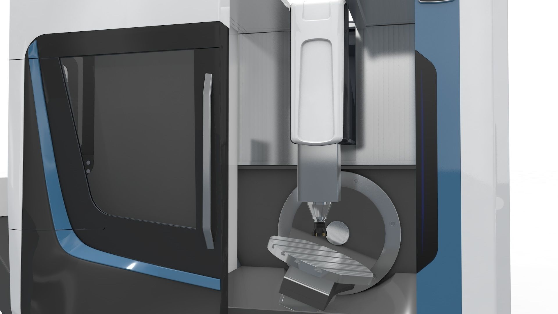 Milling Machine CNC 3D model animated rigged | CGTrader