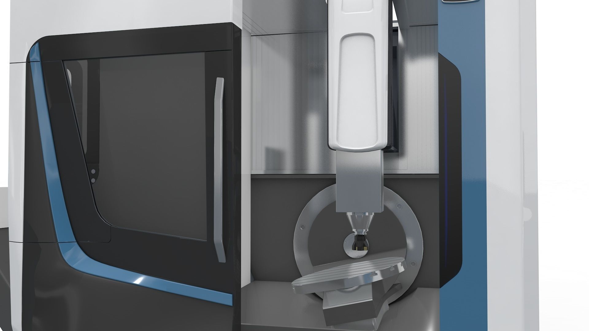Milling Machine CNC 3D model animated rigged | CGTrader