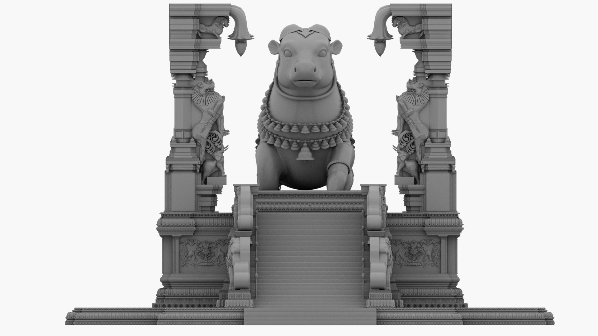 nandi statue 3D model | CGTrader