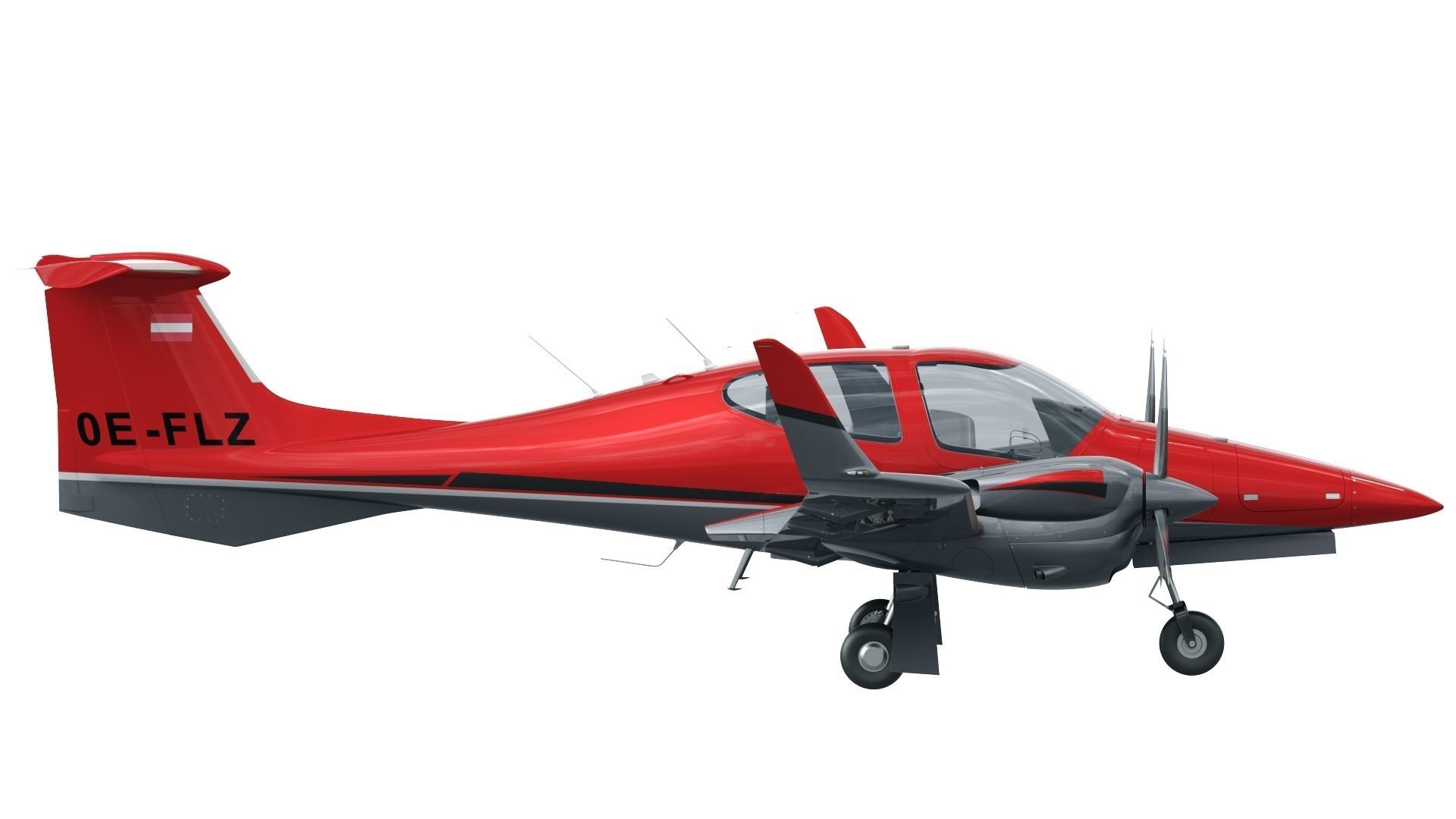 Diamond DA42 3D model | CGTrader