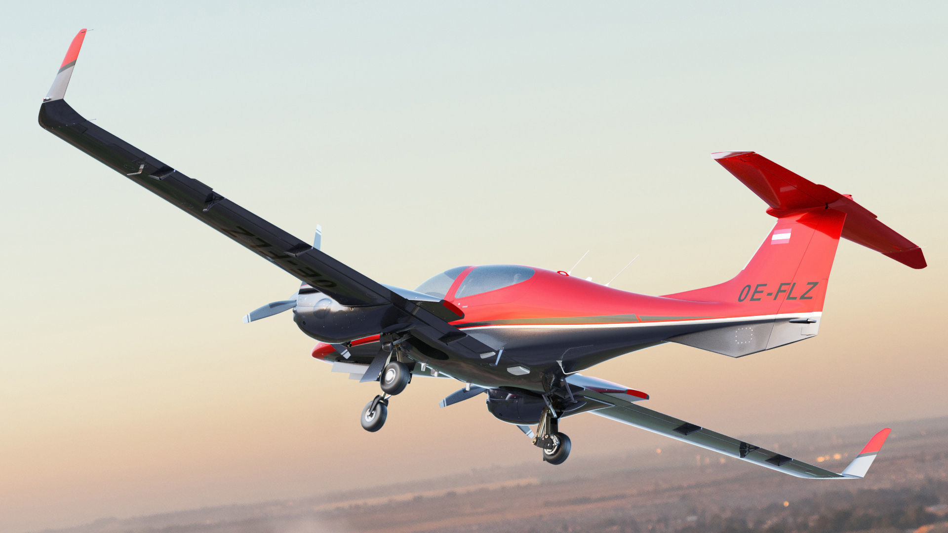Diamond DA42 3D model | CGTrader
