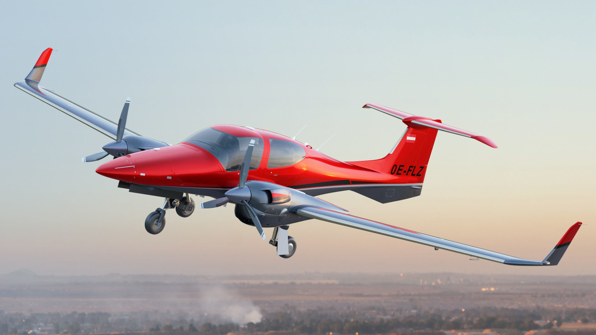 Diamond DA42 3D model | CGTrader