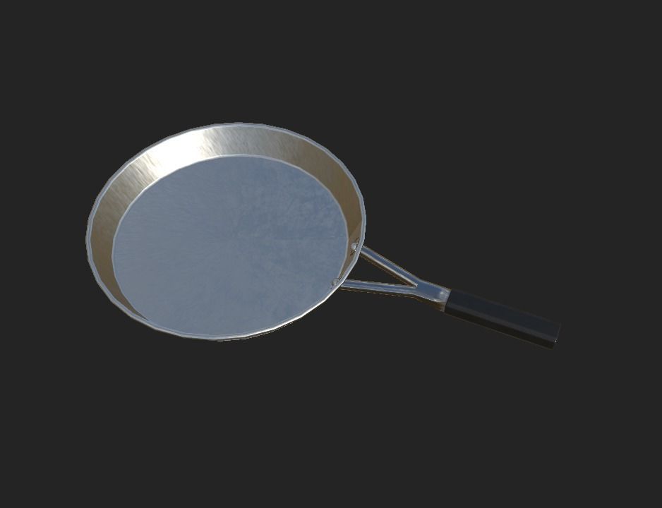 Frying Pen 8 inch free VR / AR / low-poly 3D model | CGTrader