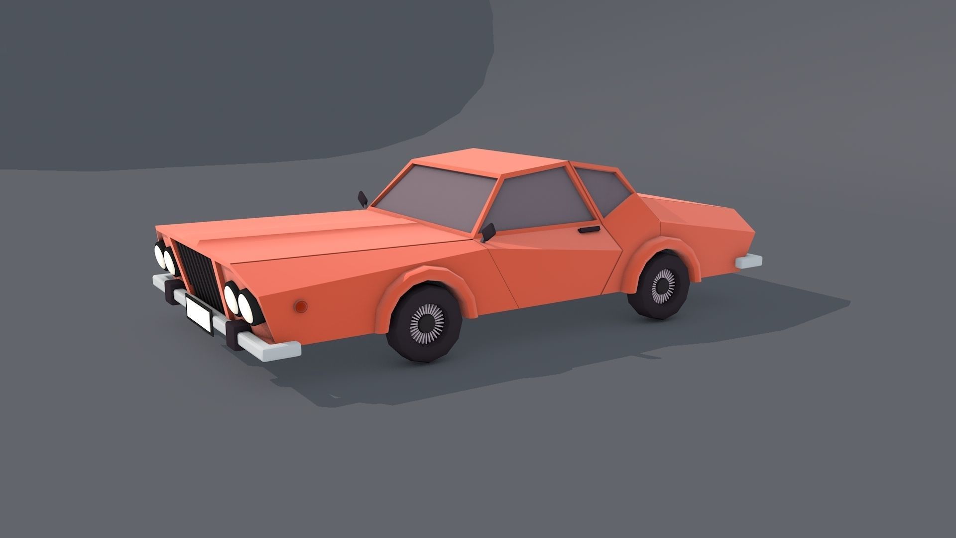 3D model Sports Car - Low Poly VR / AR / low-poly | CGTrader
