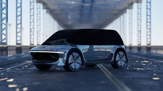 Autonomous Family Car 3D model | CGTrader