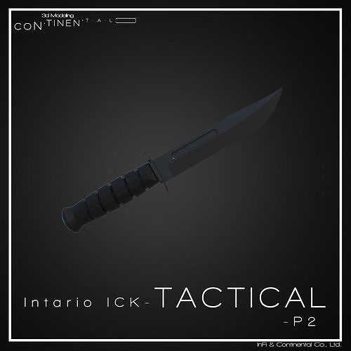 3D model Intario ICK-Tactical-P2 VR / AR / low-poly | CGTrader