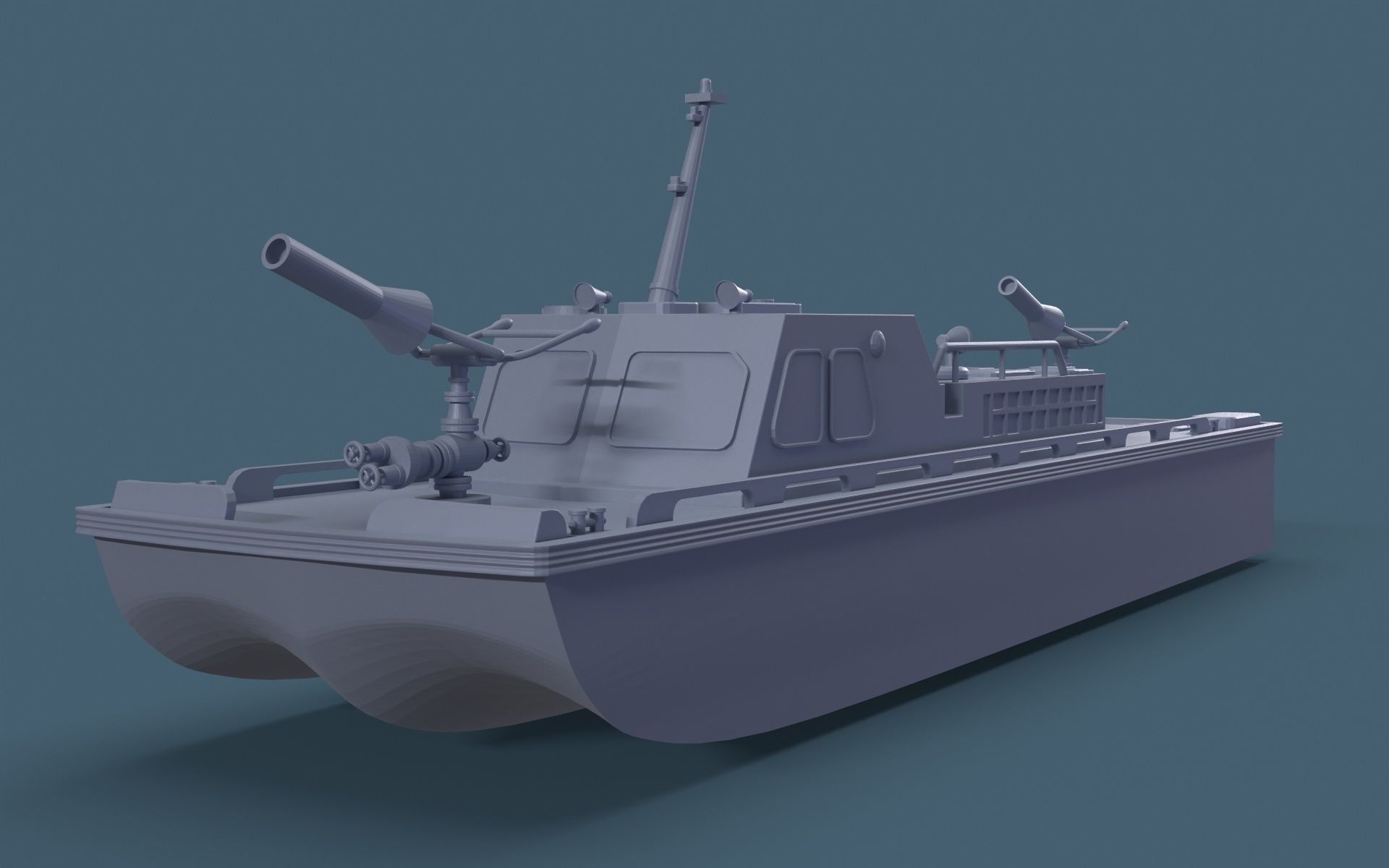 Fire boat for 3D Print 3D model 3D printable | CGTrader