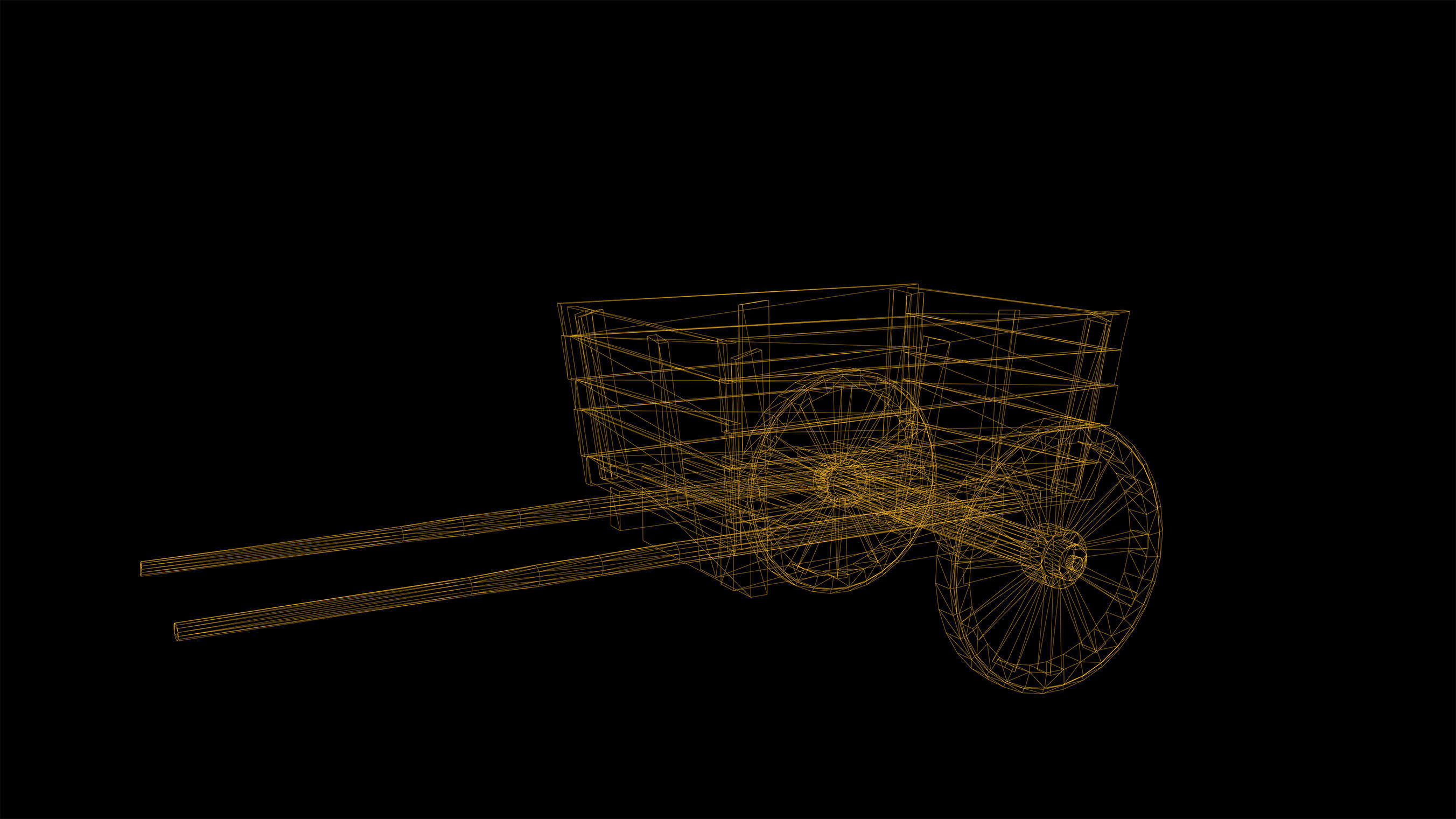 3D model Viking Cart Low Poly Game Ready VR / AR / low-poly | CGTrader