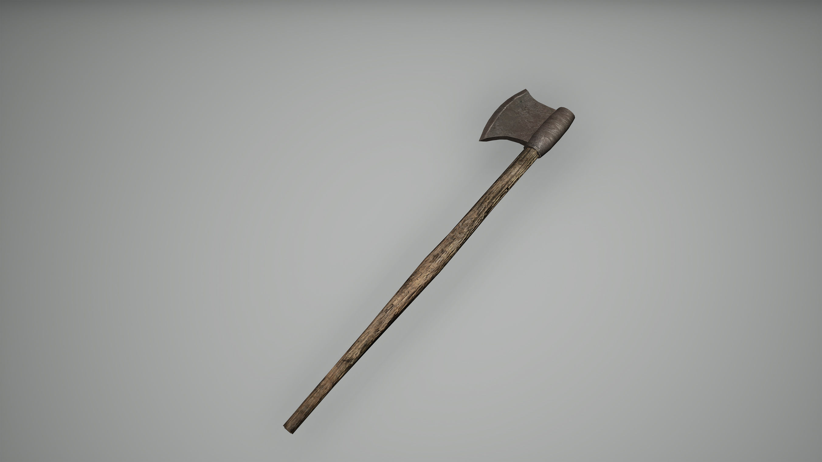 3D model Viking woods logs axe Low Poly Game Ready VR / AR / low-poly ...