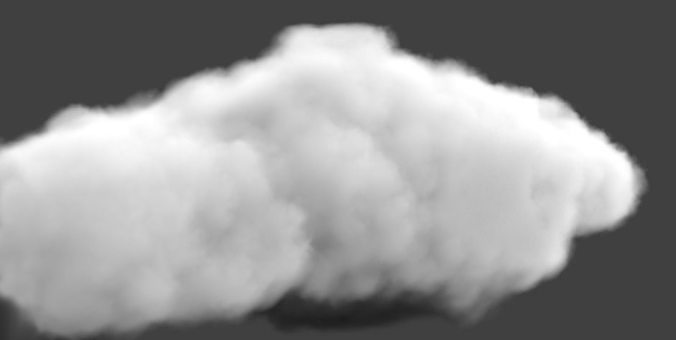 white cloud 3D model | CGTrader