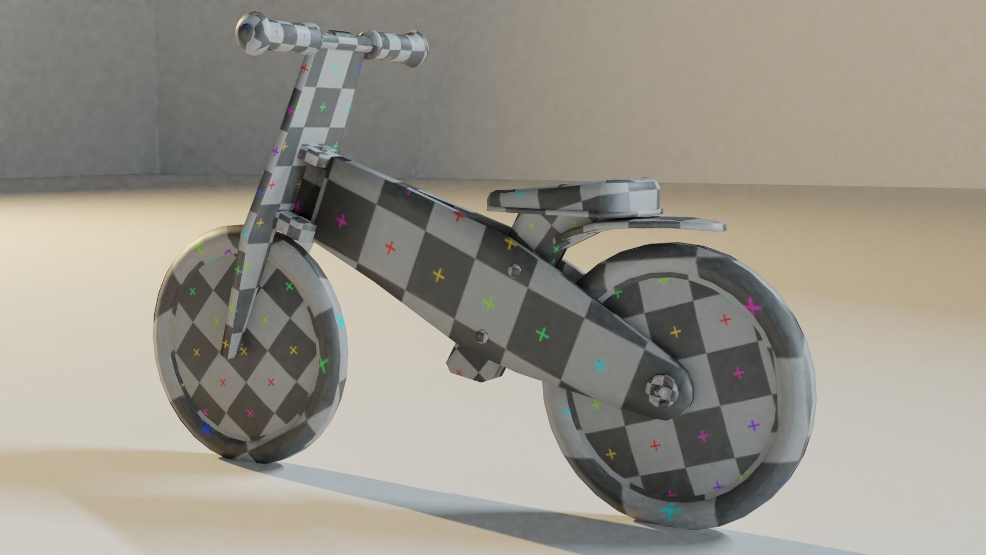 3D model Kids wooden bike VR / AR / low-poly | CGTrader