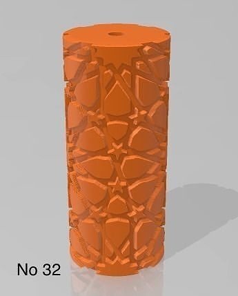 Repating clay tile cookie polimer clay pattern roll 3D model 3D ...