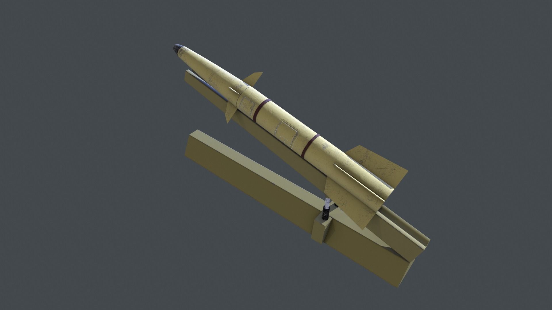 3D model missile VR / AR / low-poly | CGTrader