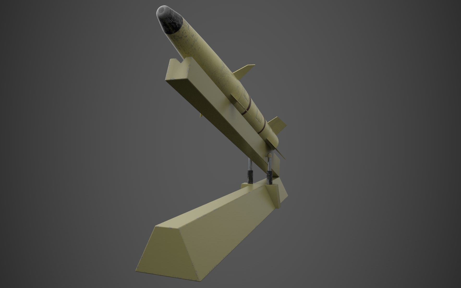 3D model missile VR / AR / low-poly | CGTrader