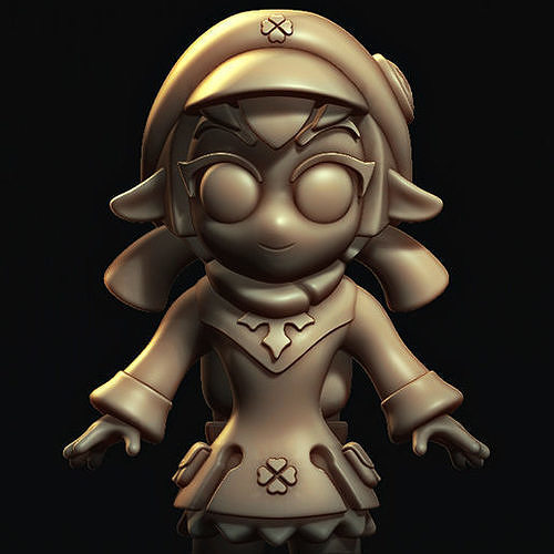 Klee Genshin Impact 3D model 3D printable | CGTrader