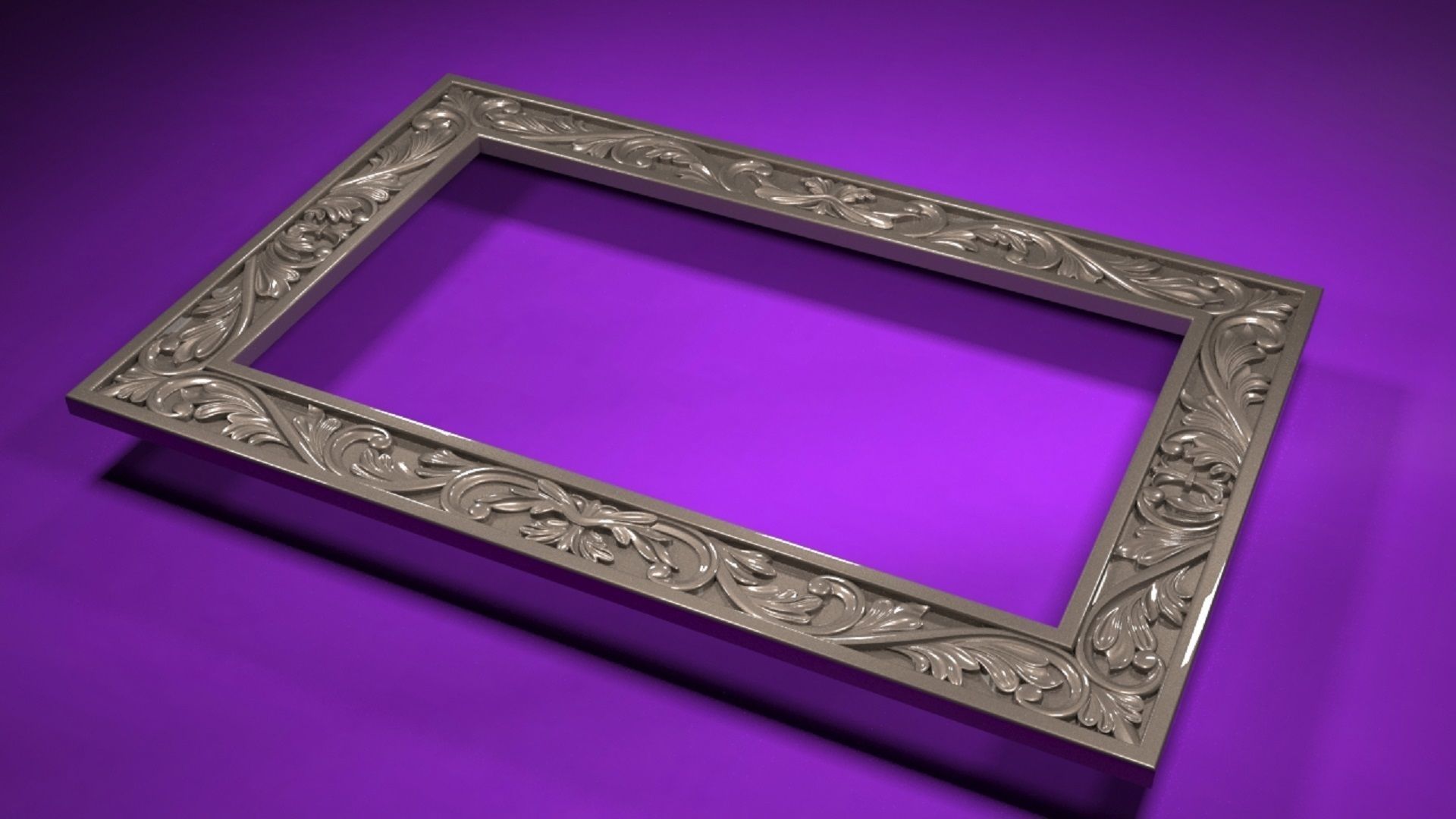 Frame mirror 3d model 3D model | CGTrader