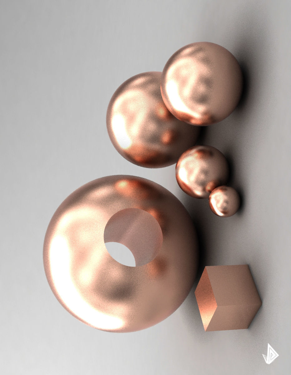 VRAY SHADER---METAL---Copper Texture | CGTrader
