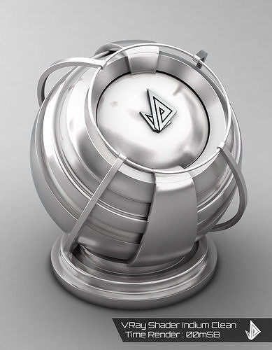 VRAY SHADER---METAL---Indium Texture | CGTrader