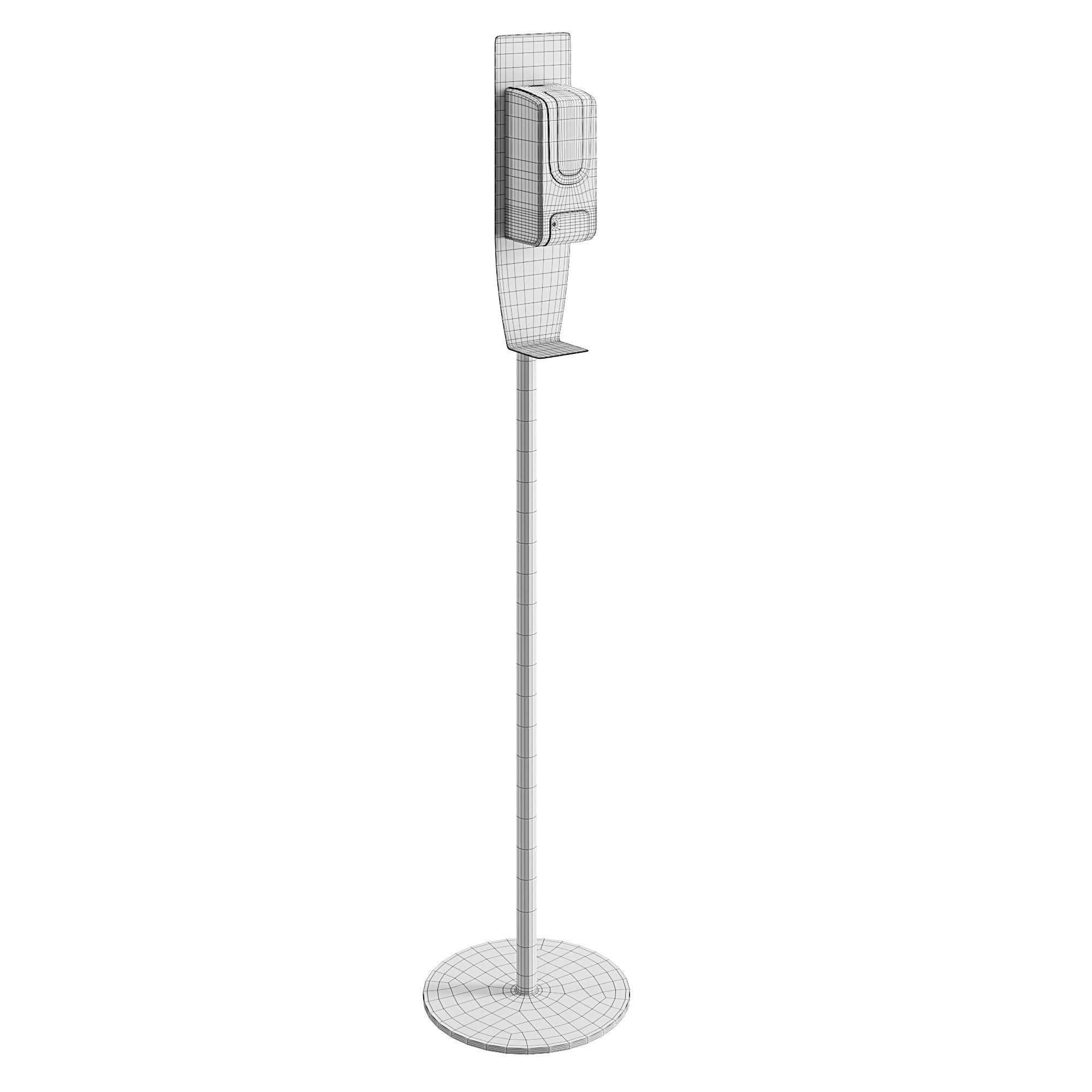 Hand Sanitizer Dispenser Set 3D model | CGTrader