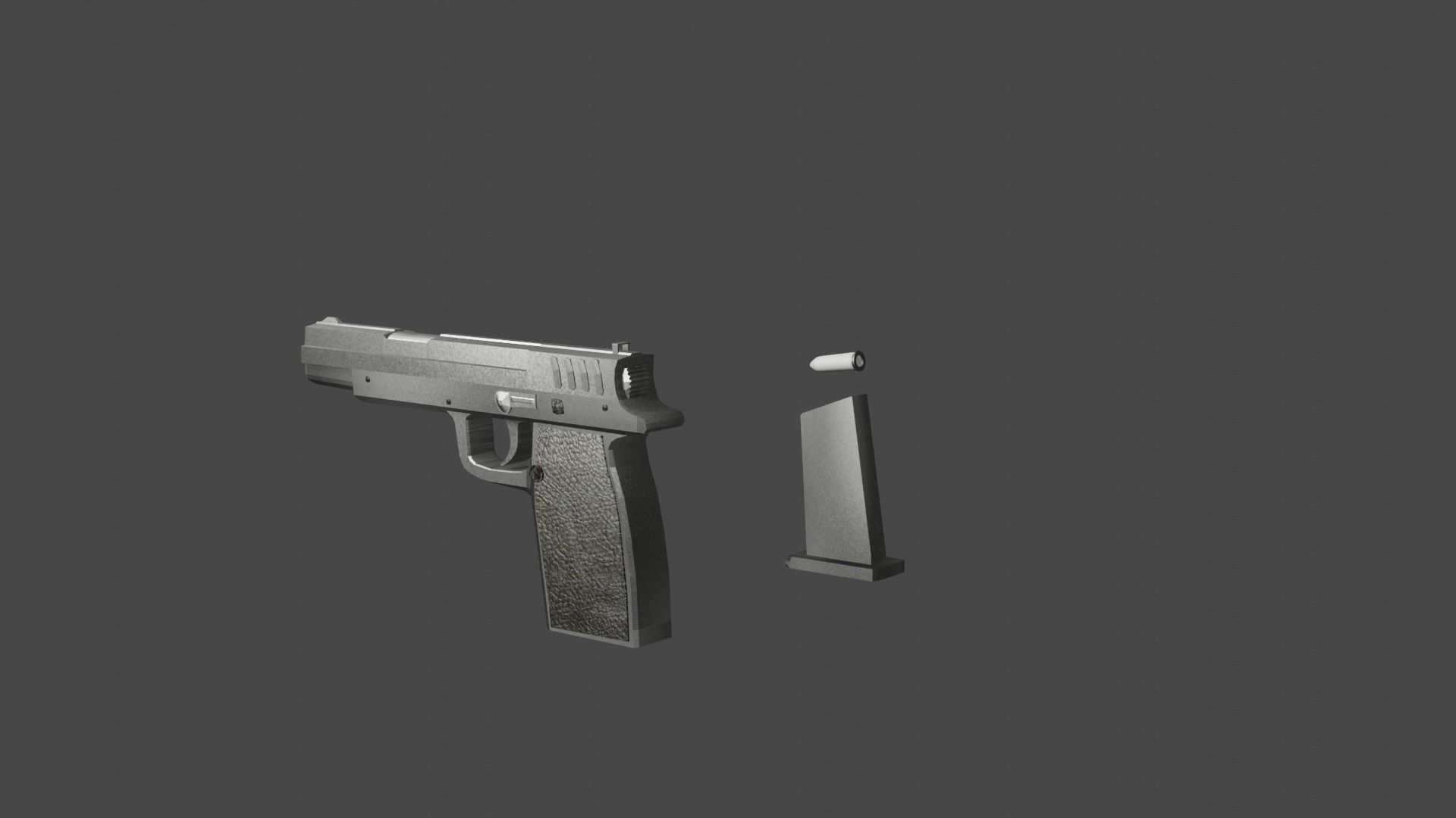 3D model pistol for unity VR / AR / low-poly | CGTrader
