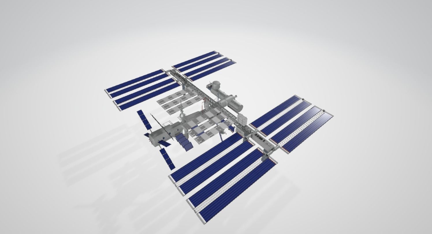 International Space Station free 3D model | CGTrader