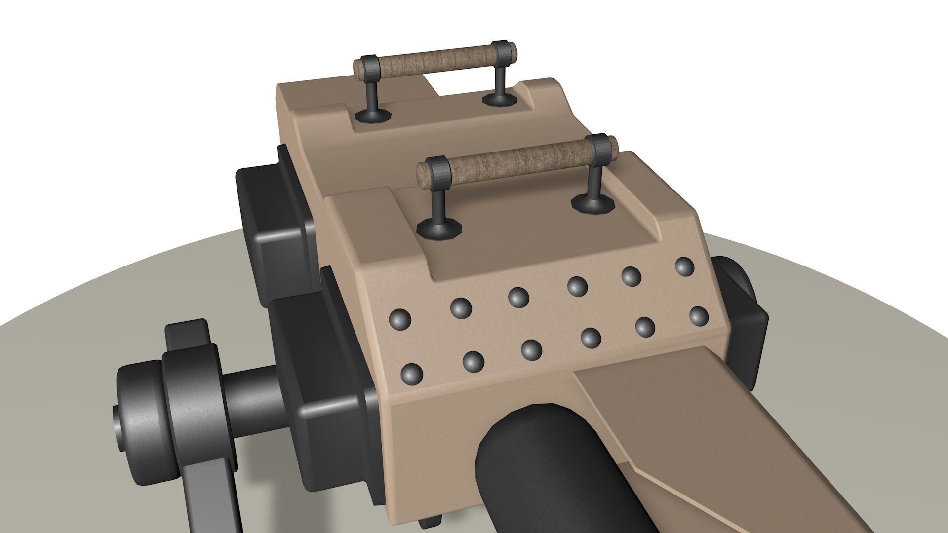 Heavy gun R1 3D model | CGTrader