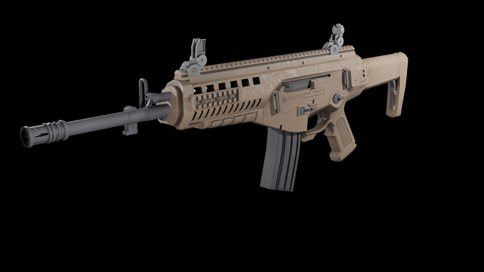 3D model Beretta ARX-160 assault rifle VR / AR / low-poly | CGTrader