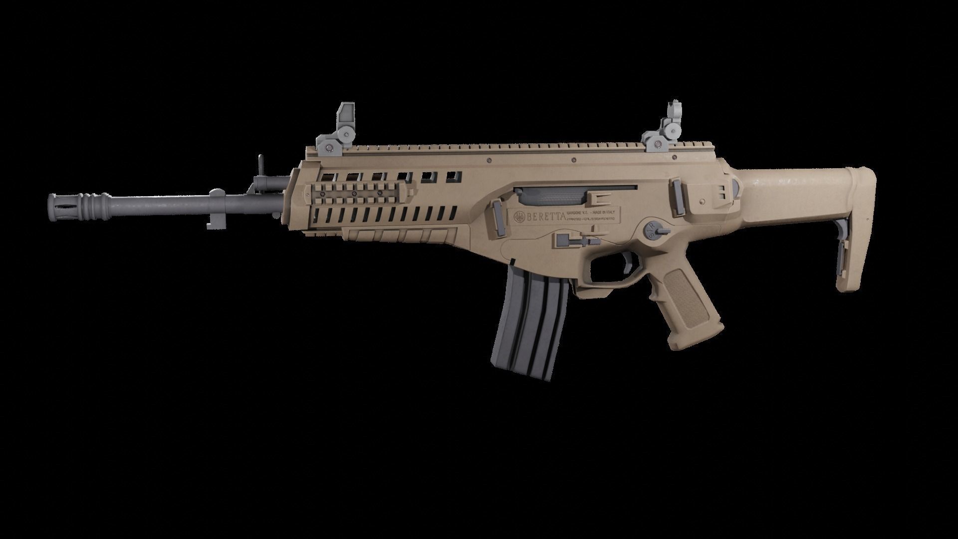 3D model Beretta ARX-160 assault rifle VR / AR / low-poly | CGTrader
