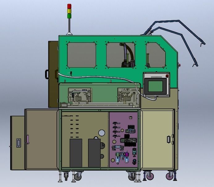 Automatic linear loop placement machine 3D model | CGTrader