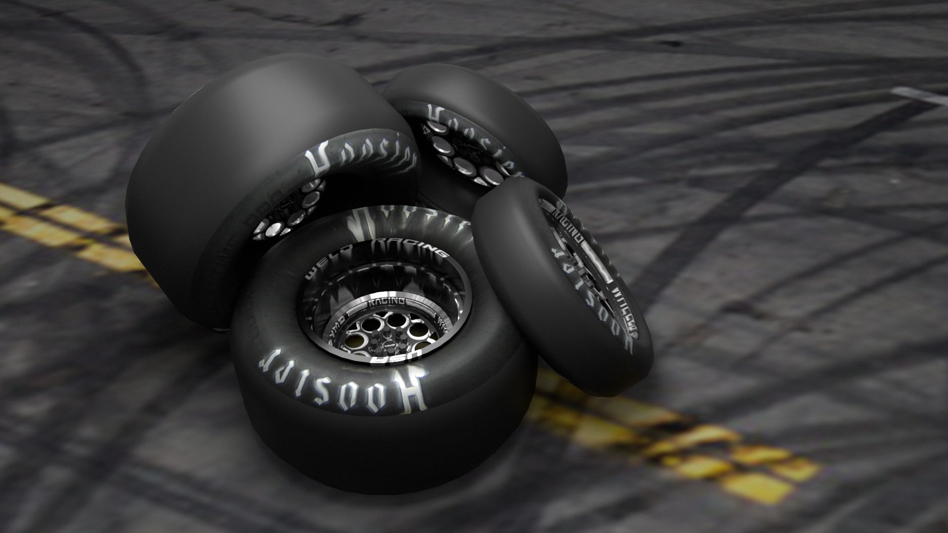 3D model Wheel Weld Racing Magnum VR / AR / low-poly | CGTrader