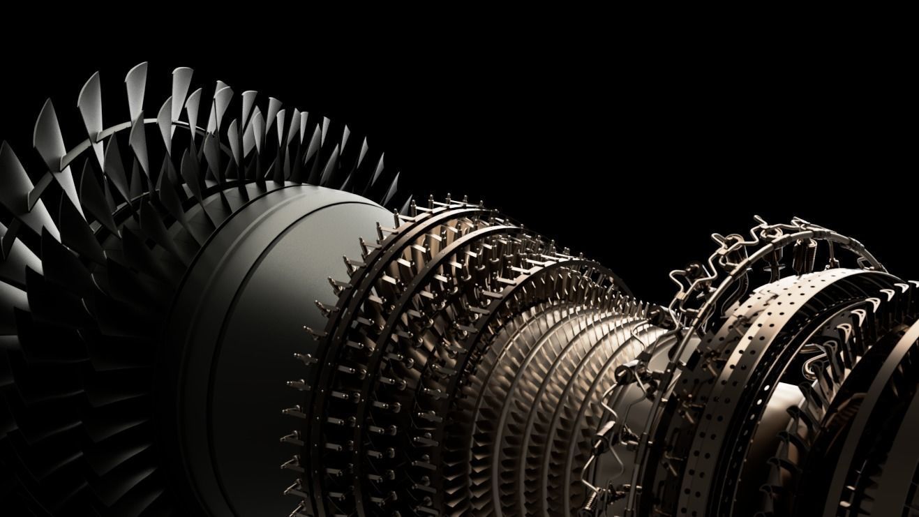 General Electric F110-GE-129 3D model | CGTrader