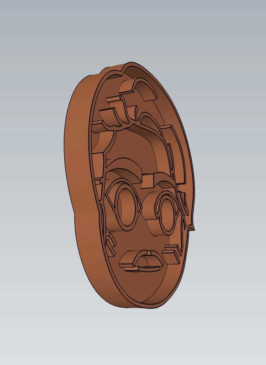 Harry Potter Remus Lupin Cookie Cutter Stamp Cake Decorating 3D model ...