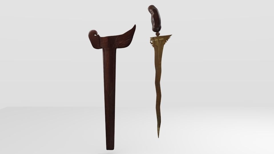Balinese Keris 3D model | CGTrader