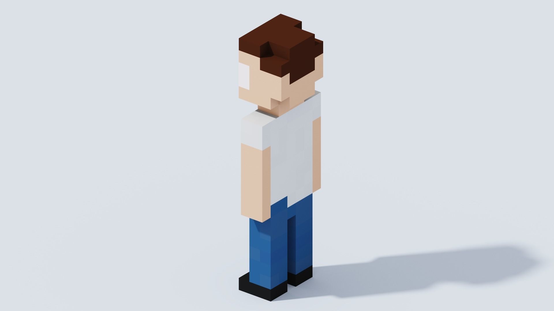 3D model Voxel Human T11 VR / AR / low-poly | CGTrader